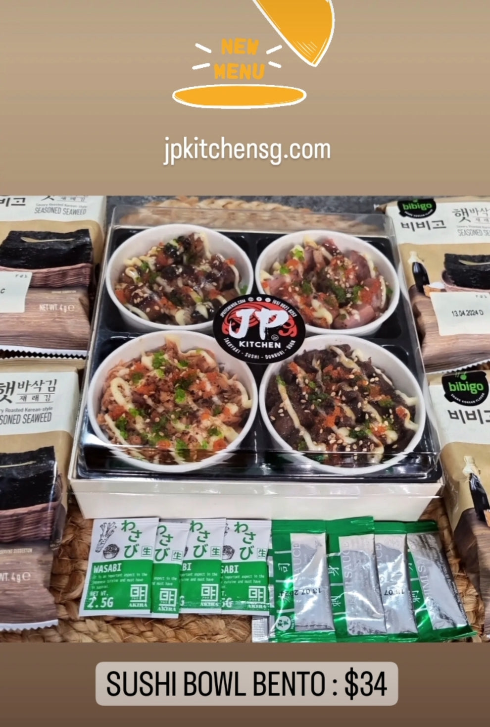 SUSHI BOWL BENTO – JP KITCHEN